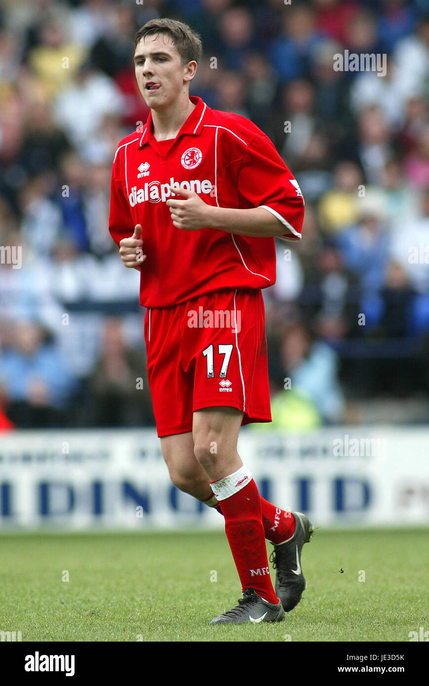 STEWART DOWNING MIDDLESBROUGH FC REEBOK STADIUM BOLTON ENGLAND 11 May ...