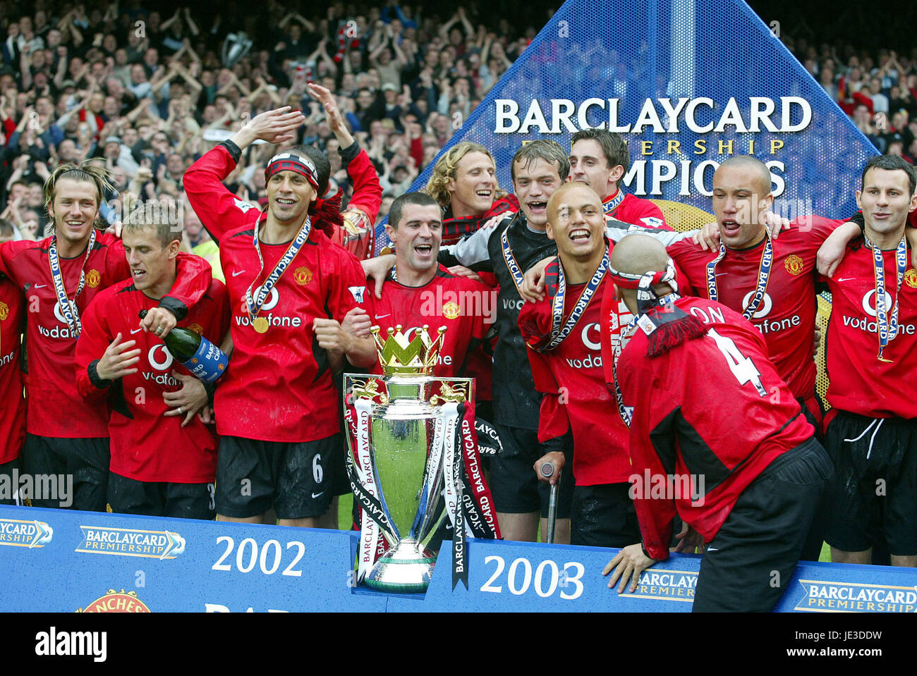 MANCHESTER IUTD WIN PREMIERSHI MANCHESTER UNITED FC GOODISON PARK ...