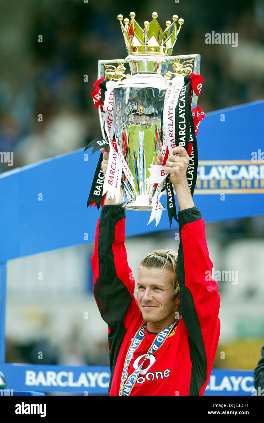 DAVID BECKHAM MANCHESTER UNITED FC GOODISON PARK EVERTON 11 May 2003 ...