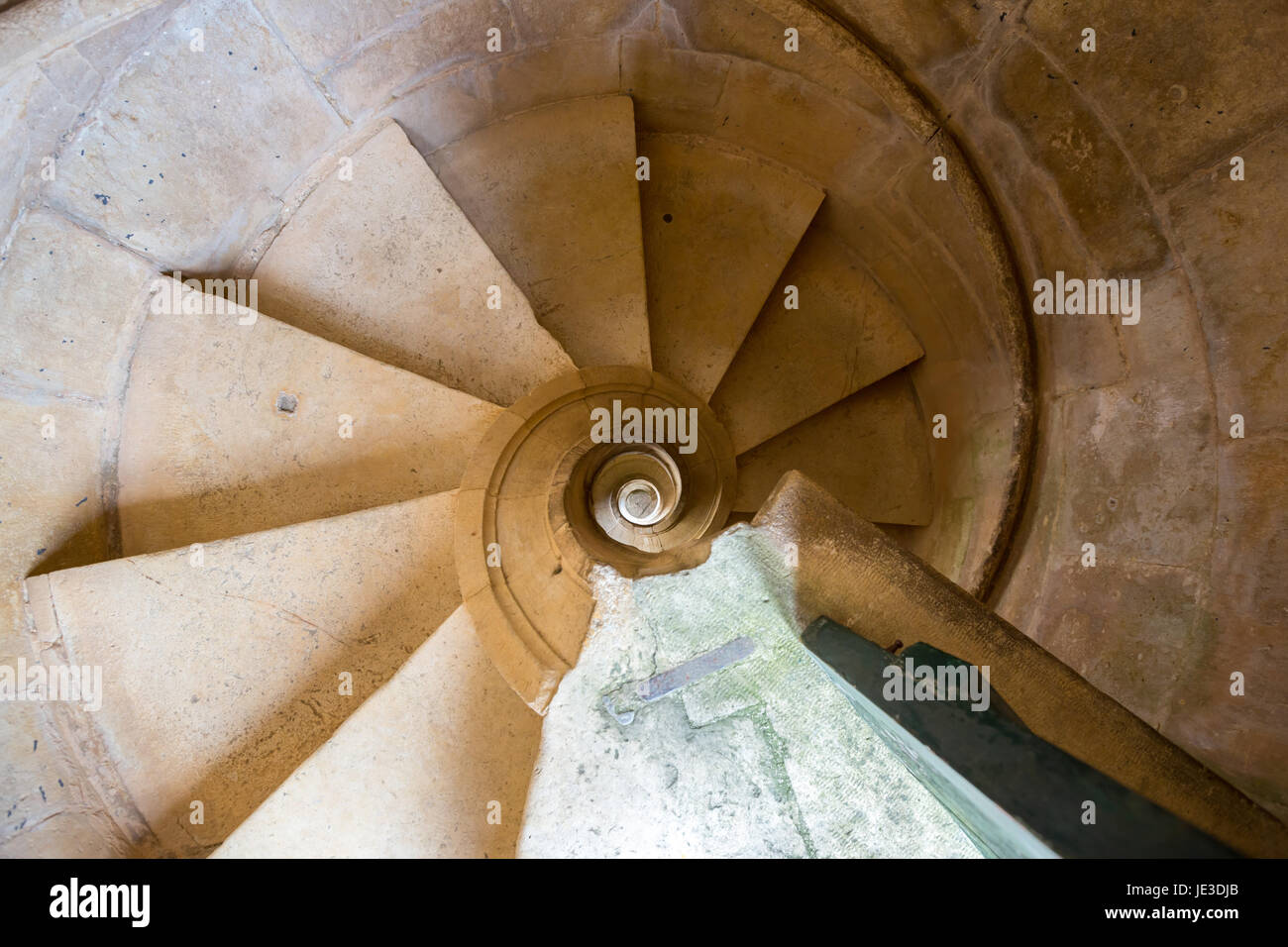 ancient spiral staircase in church Stock Photo - Alamy
