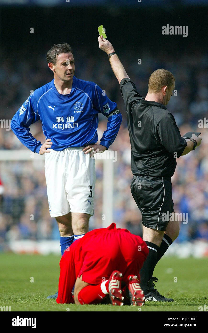 STEVEN GERRARD, DAVID WEIR , PAUL DURKIN, EVERTON V LIVERPOOL, EVERTON ...