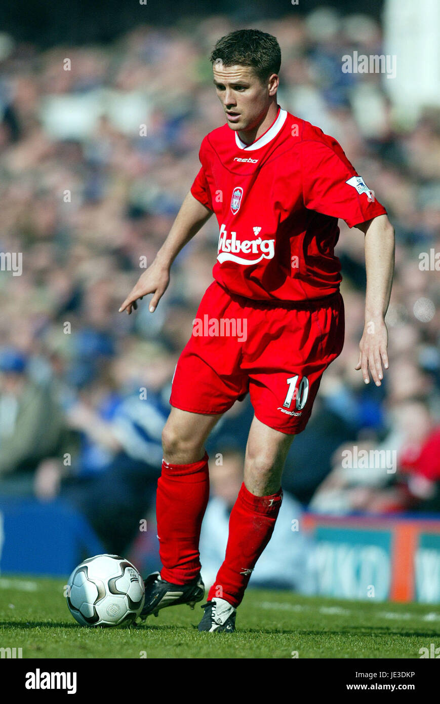 MICHAEL OWEN LIVERPOOL FC GOODISON PARK LIVERPOOL ENGLAND 19 April 2003 ...
