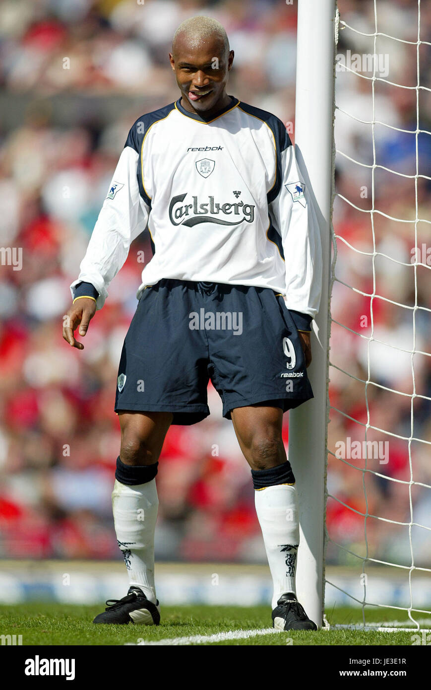 EL HADJI DIOUF LIVERPOOL FC OLD TRAFFORD MANCHESTER 05 April 2003 Stock ...
