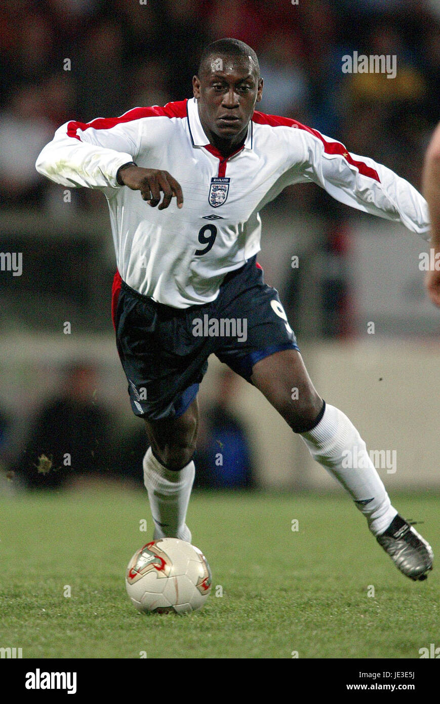 EMILE HESKEY ENGLAND & LIVERPOOL FC RHEINPARK STADIUM VADUZ ...