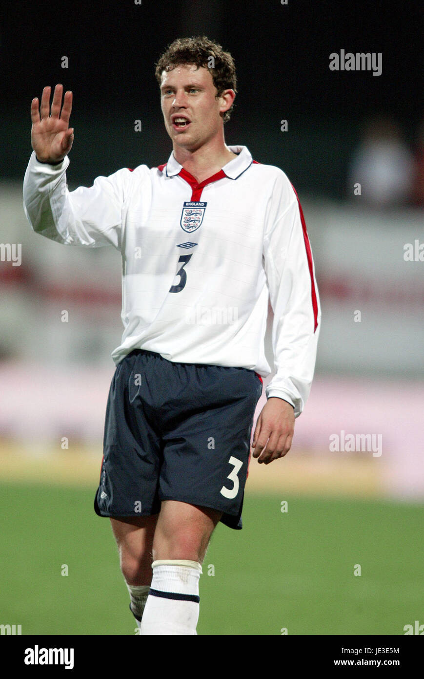 WAYNE BRIDGE ENGLAND & SOUTHAMPTON FC RHEINPARK STADIUM VADUZ ...