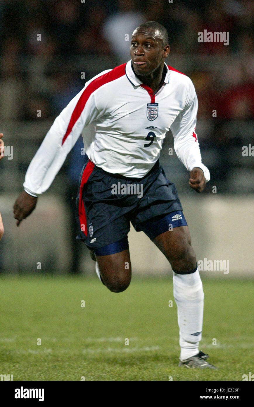 EMILE HESKEY ENGLAND & LIVERPOOL FC RHEINPARK STADIUM VADUZ ...