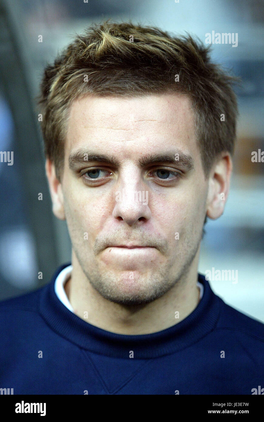 JONATHAN WOODGATE ENGLAND & NEWCASTLE UNITED FC RHEINPARK STADIUM VADUZ ...