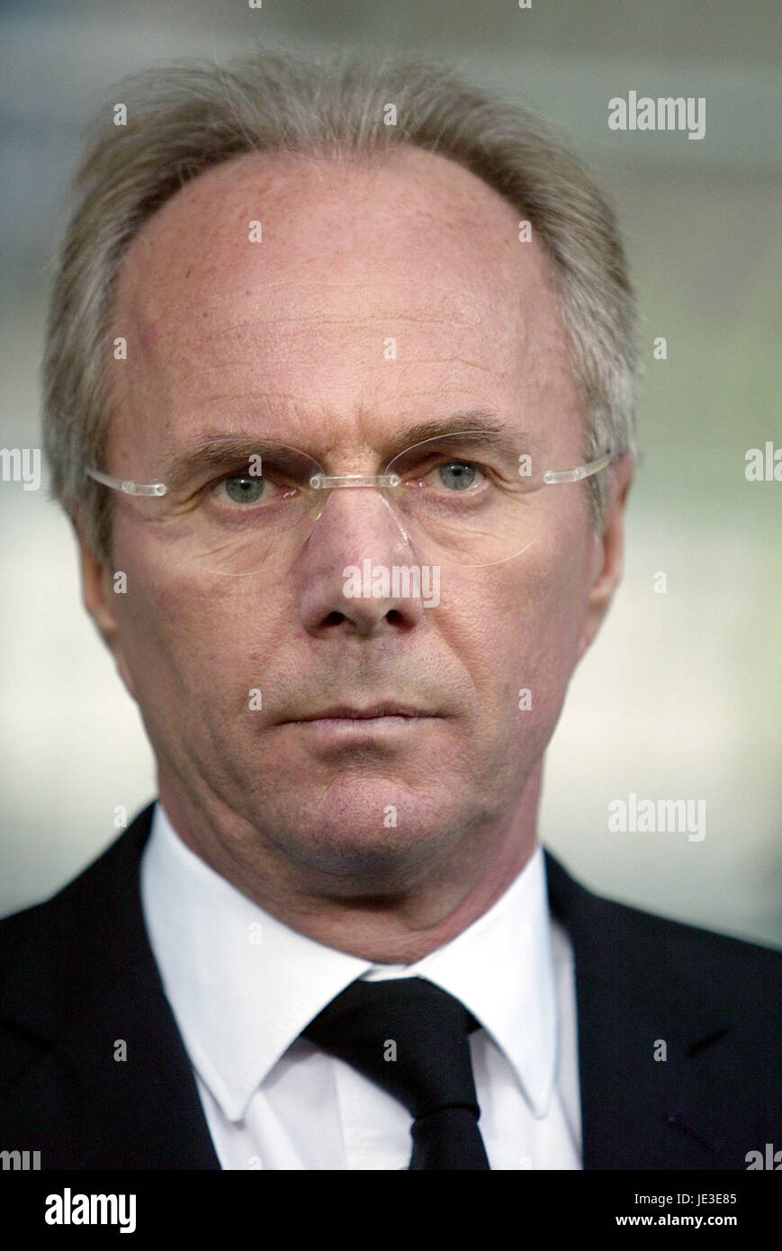 SVEN GORAN ERIKSSON ENGLAND HEAD COACH RHEINPARK STADIUM VADUZ ...