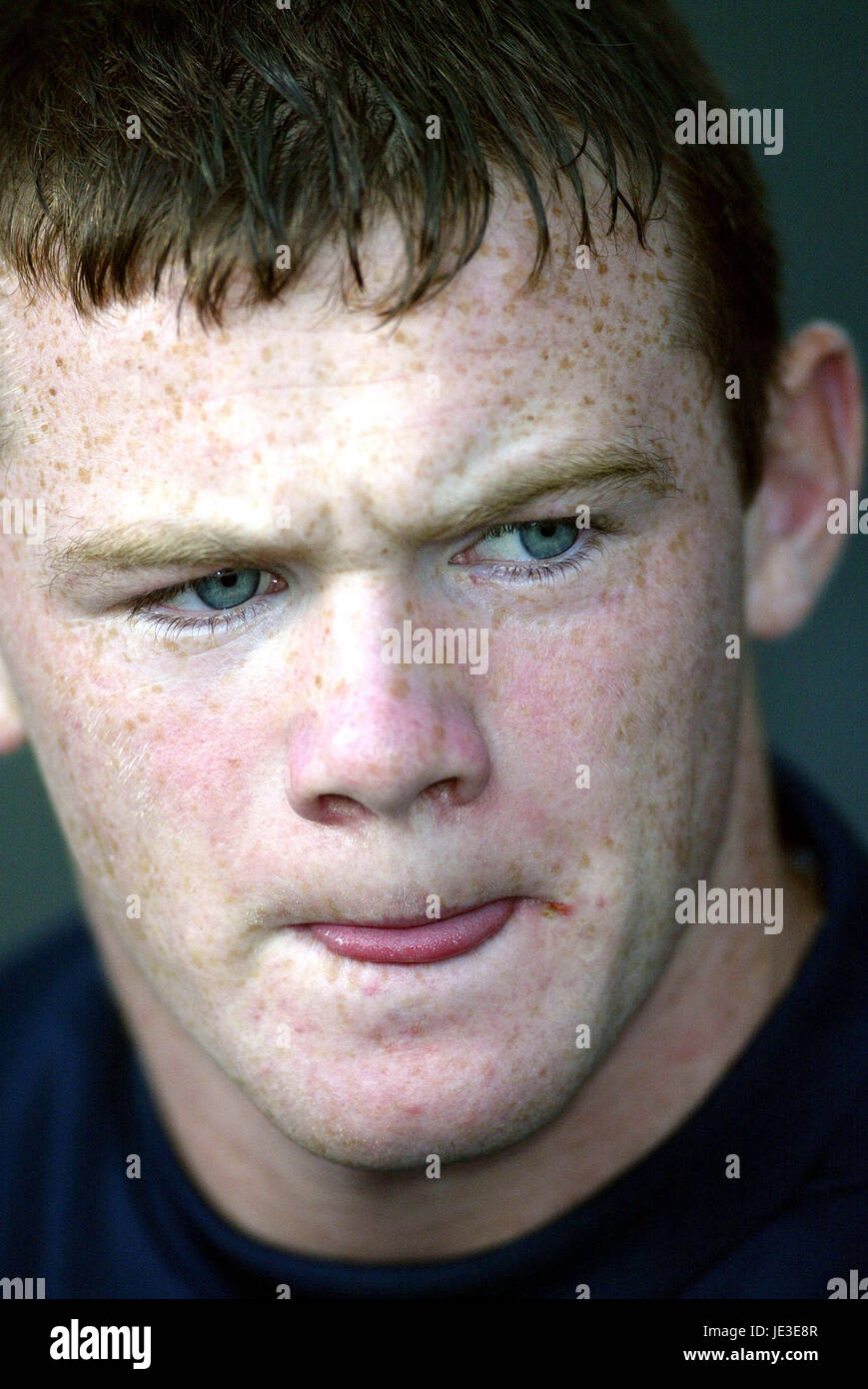 WAYNE ROONEY, ENGLAND and EVERTON FC, LIECHTENSTEIN V ENGLAND, 2003 ...