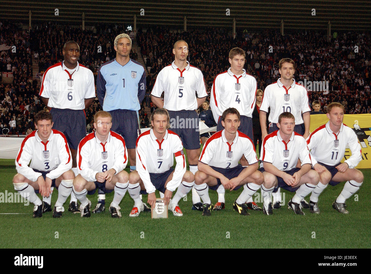 ENGLAND TEAM ENGLAND V TURKEY THE STADIUM OF LIGHT SUNDERLAND 02 April ...