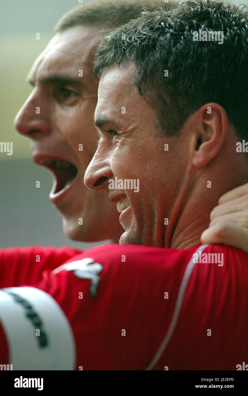 GARY SPEED & ANDY MELVILLE WALES V AZERBAIJAN MILLENNIUM STADIUM ...