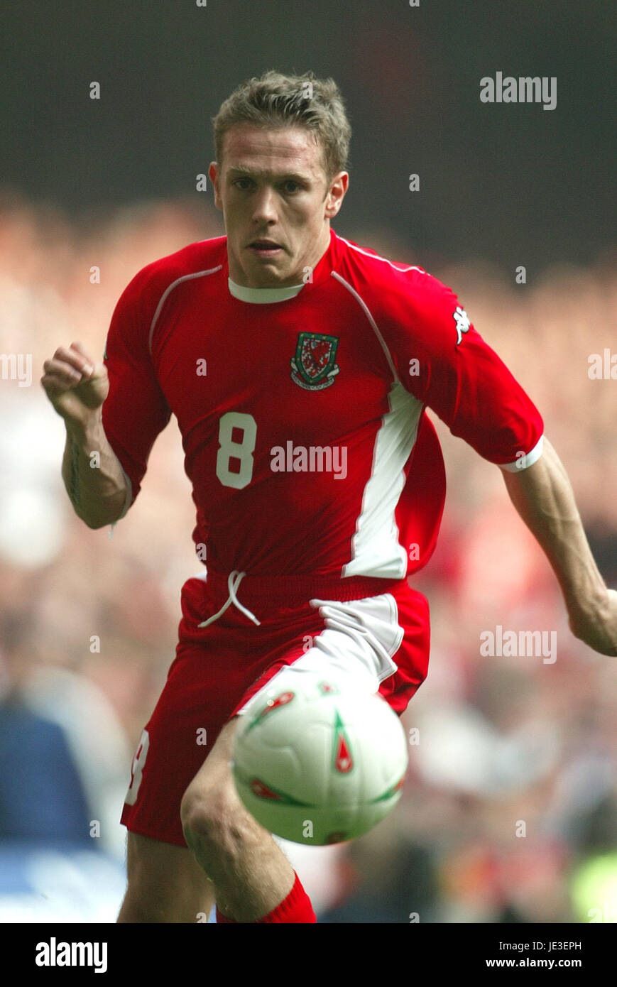 CRAIG BELLAMY . WALES & NEWCASTLE UNITED FC MILLENNIUM STADIUM CARDIFF ...