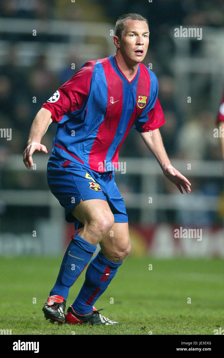 PATRIK ANDERSSON FC BARCELONA ST JAMES PARK NEWCASTLE 19 March 2003 ...