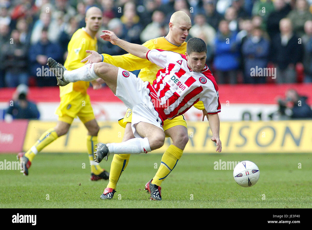SETH JOHNSON & NICK MONTGOMERY SHEFFIELD UTD V LEEDS UTD BRAMALL LANE ...