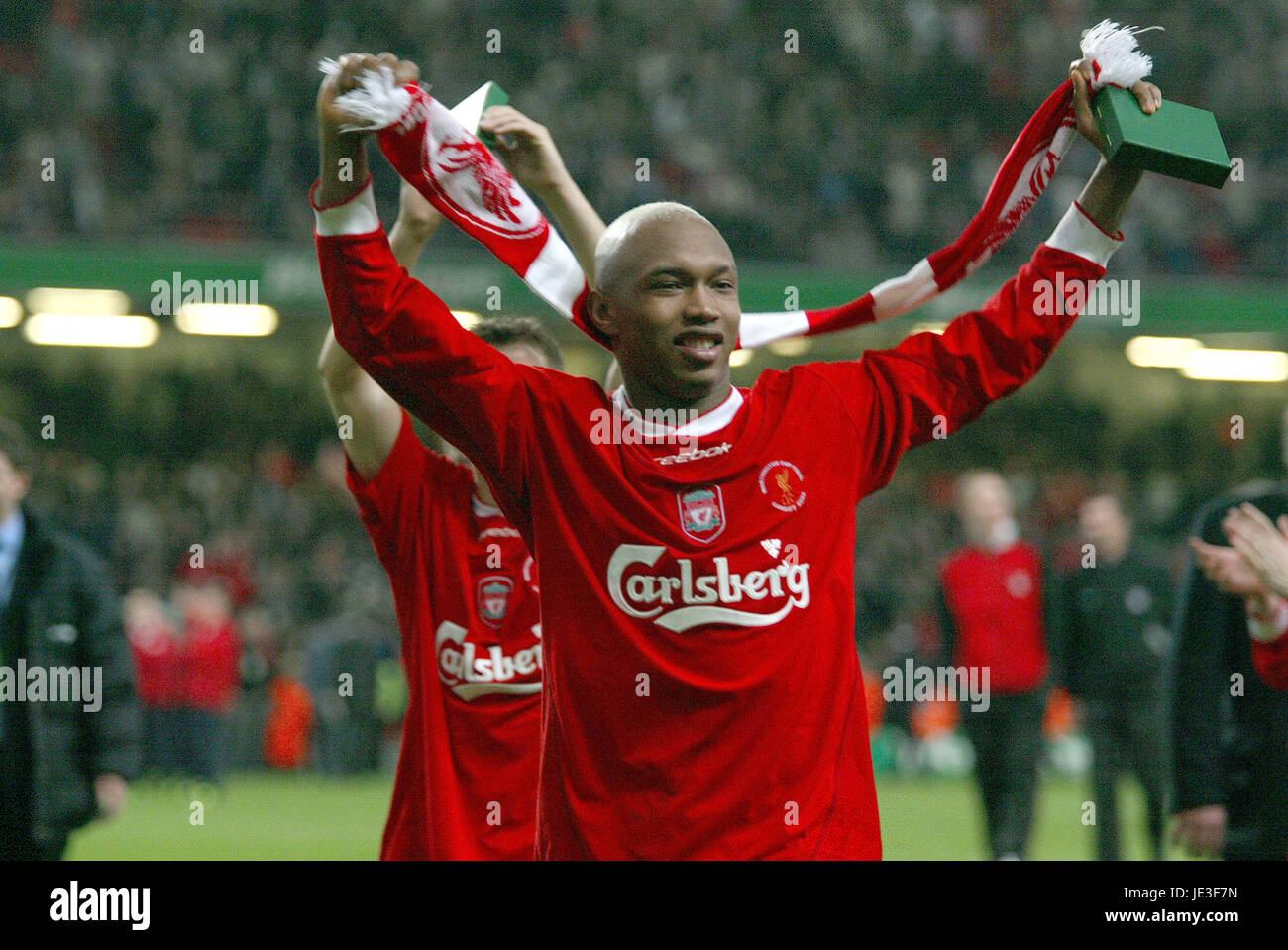 Liverpool cup final cardiff 2003 hi-res stock photography and images ...