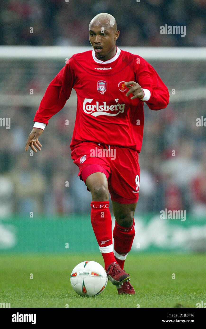 EL HADJI DIOUF LIVERPOOL FC MILLENNIUM STADIUM CARDIFF WALES 02 March ...