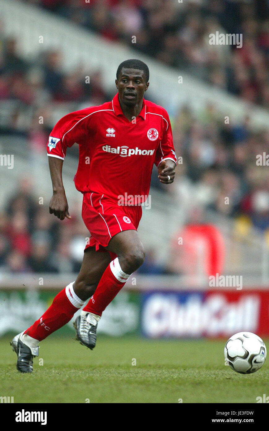 GEORGE BOATENG MIDDLESBROUGH FC RIVERSIDE STADIUM MIDDLESBROUGH ENGLAND ...
