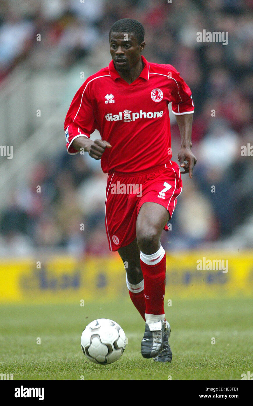 GEORGE BOATENG MIDDLESBROUGH FC RIVERSIDE STADIUM MIDDLESBROUGH ENGLAND ...