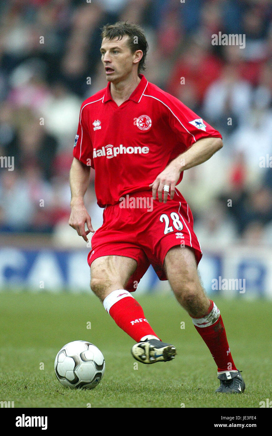 COLIN COOPER MIDDLESBROUGH FC RIVERSIDE STADIUM MIDDLESBROUGH ENGLAND ...