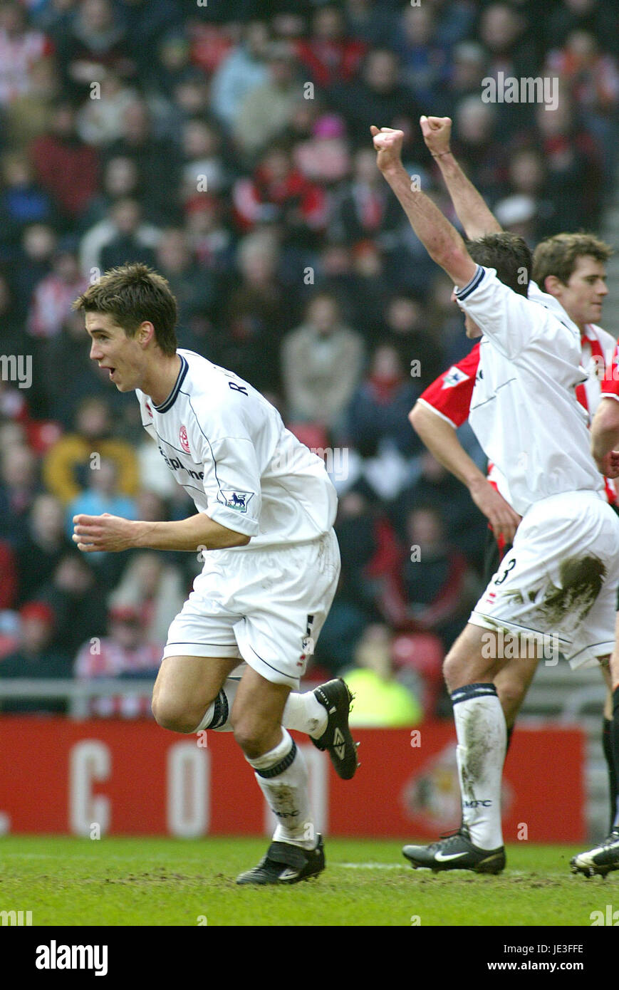 CHRIS RIGGOTT MIDDLESBROUGH FC STADIUM OF LIGHT SUNDERLAND ENGLAND 22 ...