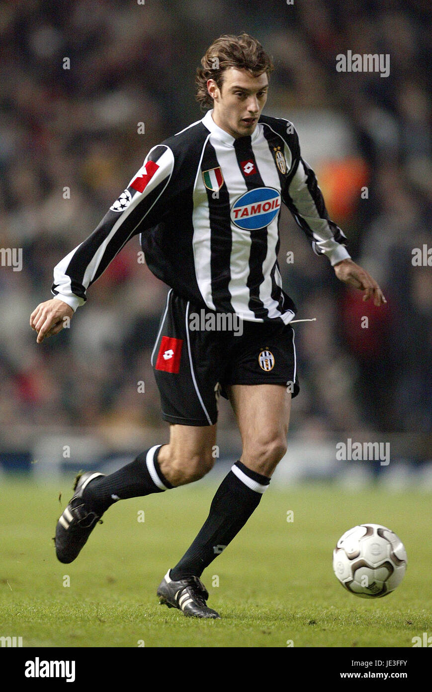 CRISTIAN ZENONI JUVENTUS FC OLD TRAFFORD MANCESTER 19 February 2003 ...