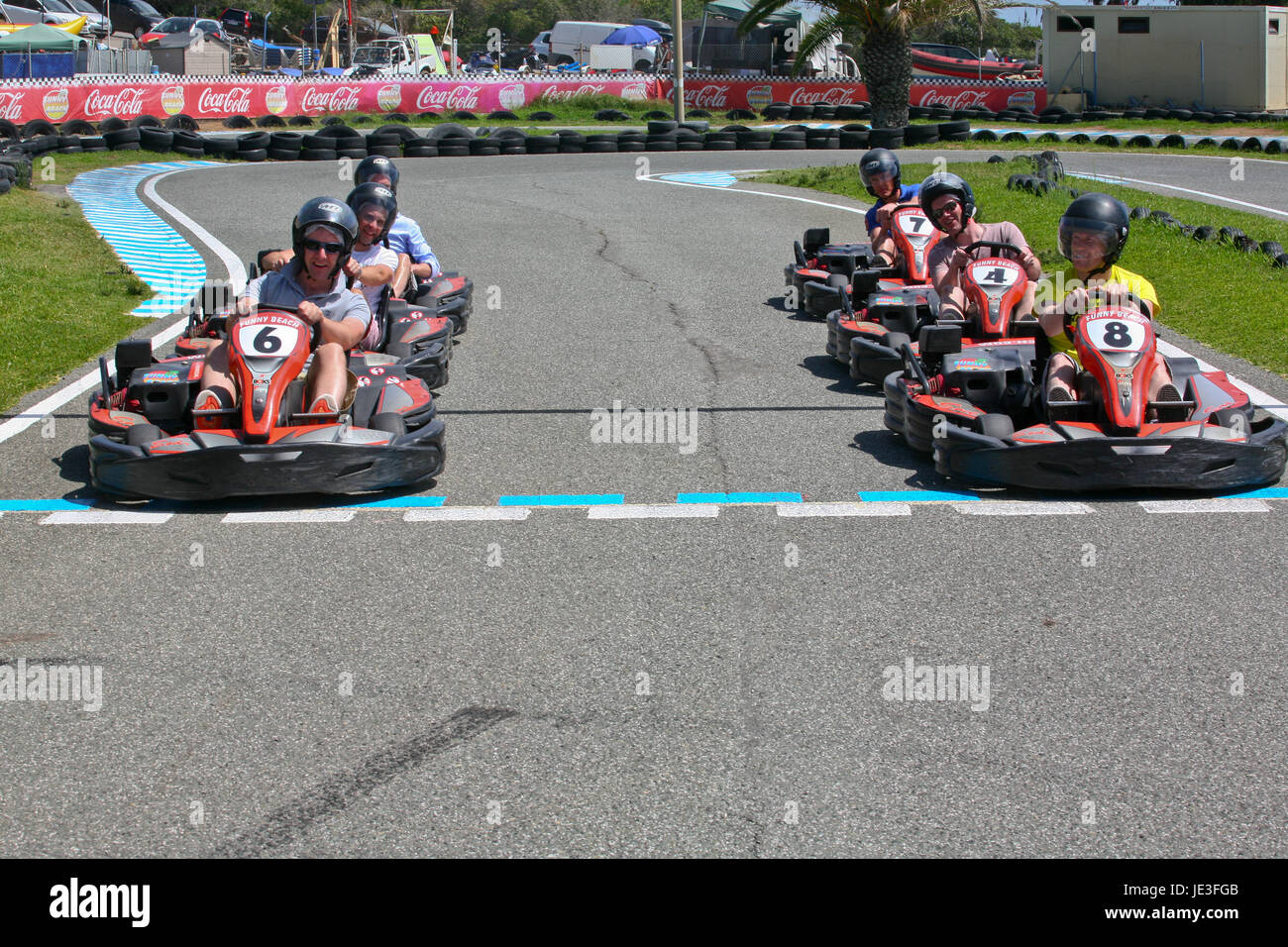 Go karting beach hi-res stock photography and images - Alamy