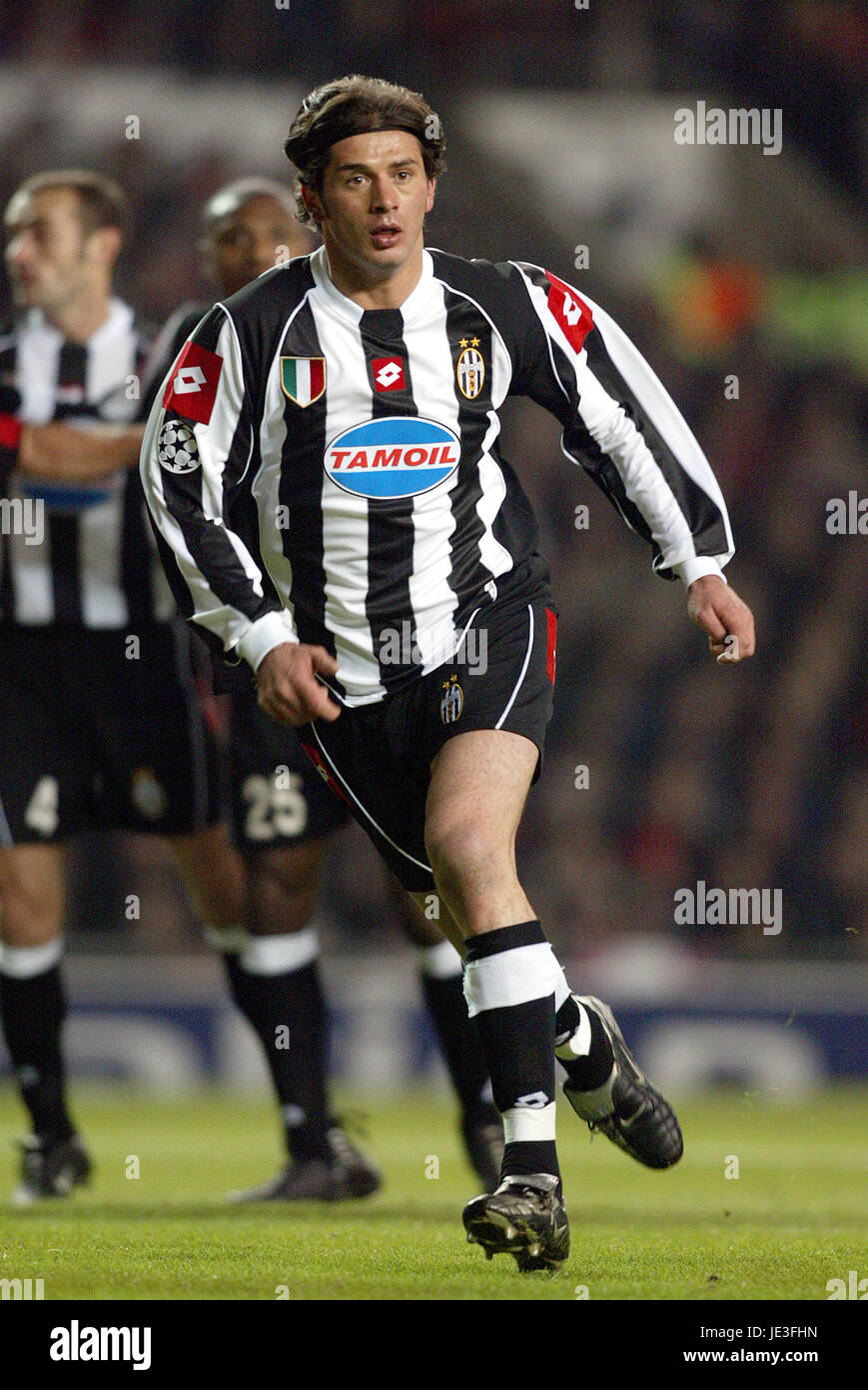ALESSIO TACCHINARDI JUVENTUS OLD TRAFFORD MANCESTER 19 February 2003 ...