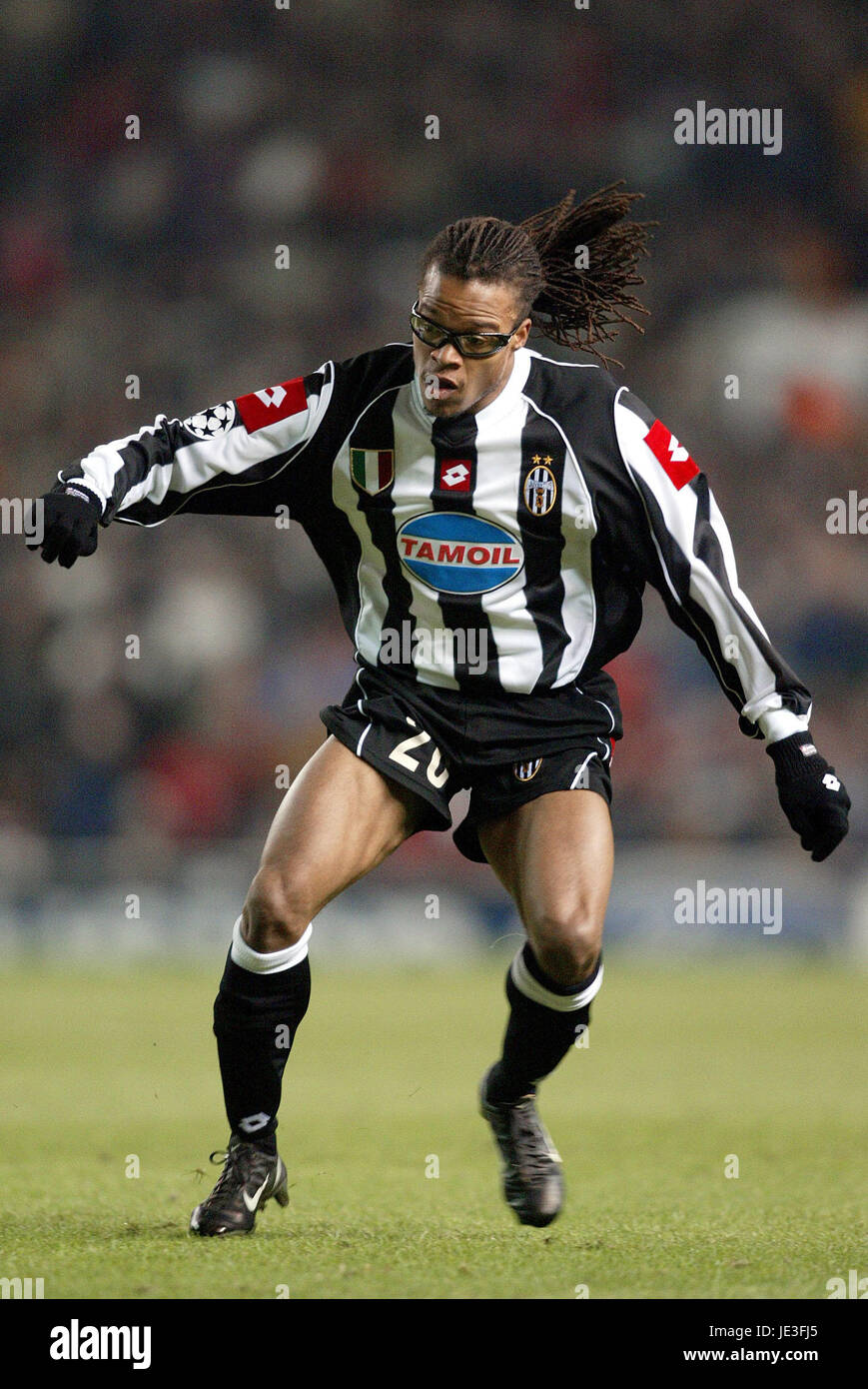 EDGAR DAVIDS JUVENTUS OLD TRAFFORD MANCESTER 19 February 2003 Stock ...
