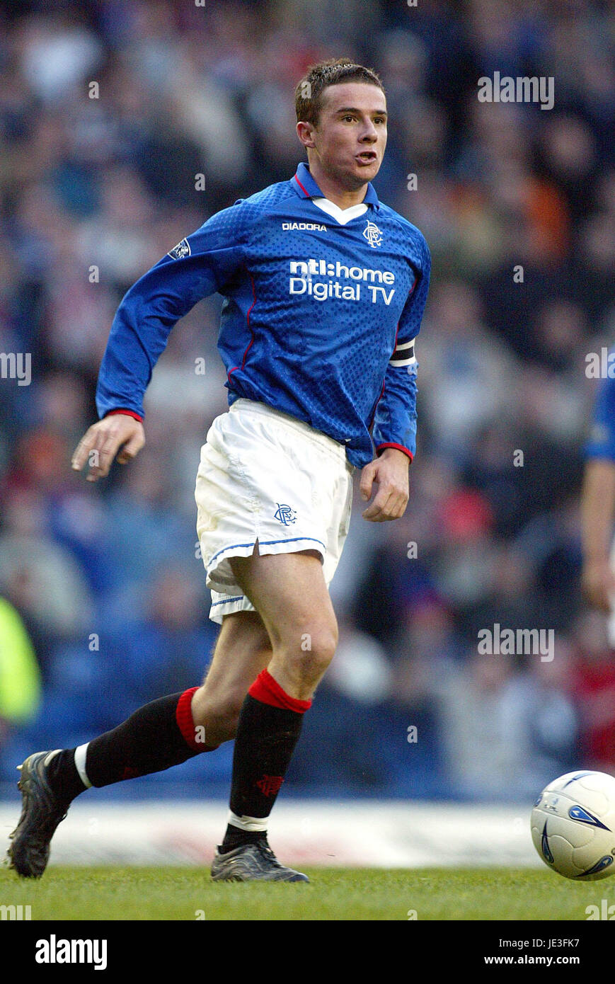 BARRY FERGUSON GLASGOW RANGERS FC IBROX GLASGOW 15 February 2003 Stock ...