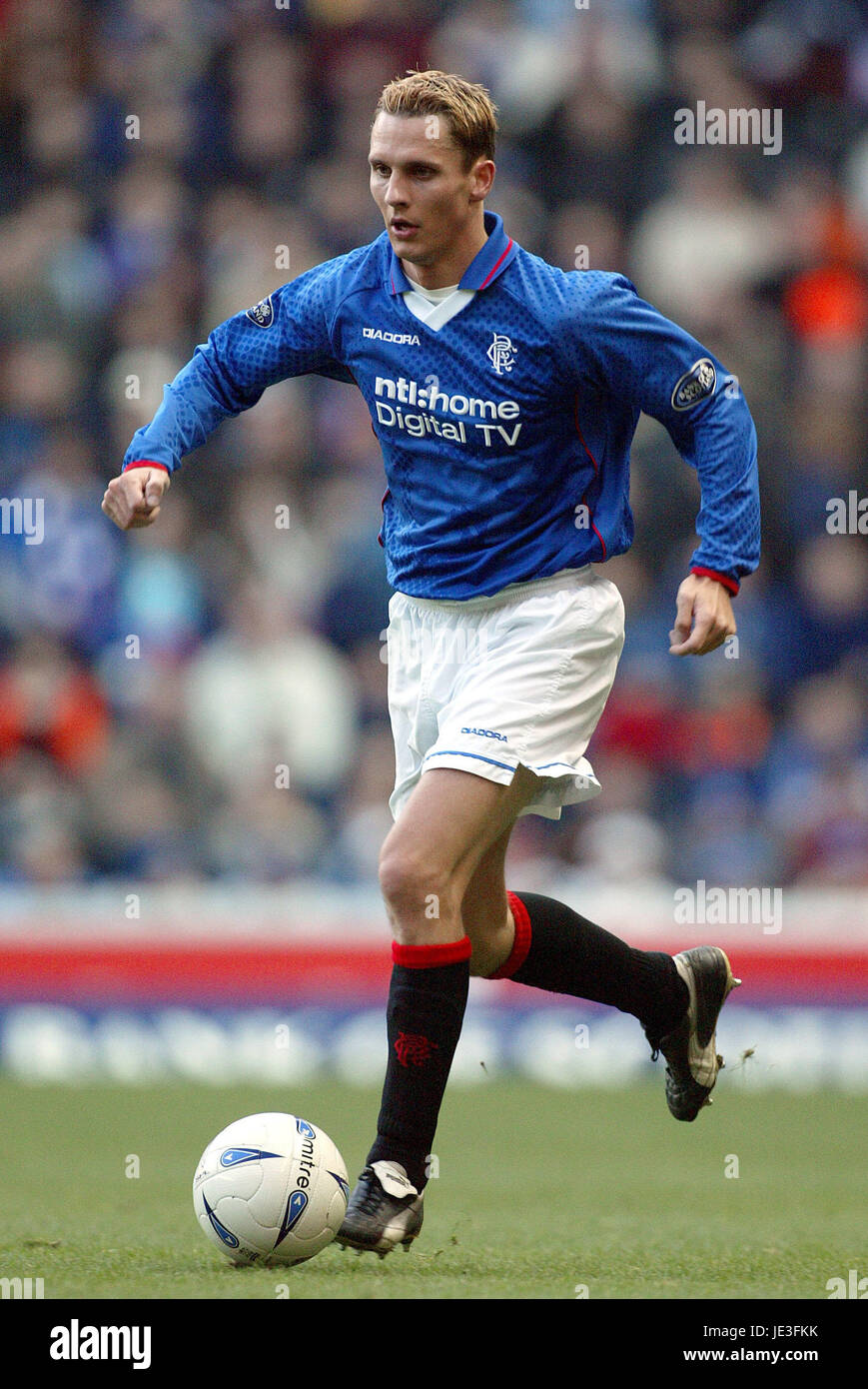 PETER LOVENKRANDS GLASGOW RANGERS FC IBROX GLASGOW 15 February 2003 ...