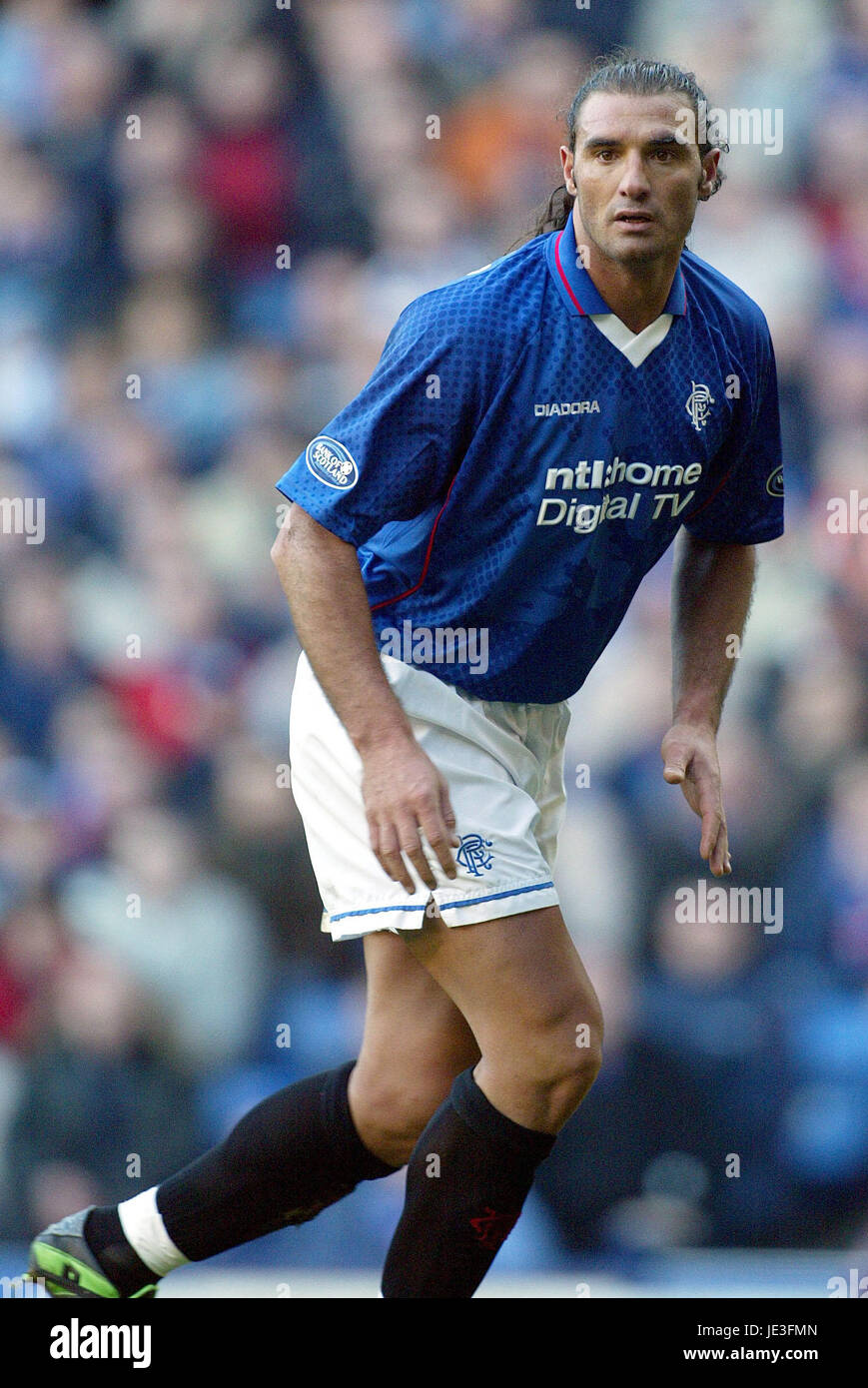LORENZO AMORUSO GLASGOW RANGERS FC IBROX GLASGOW 15 February 2003 Stock ...