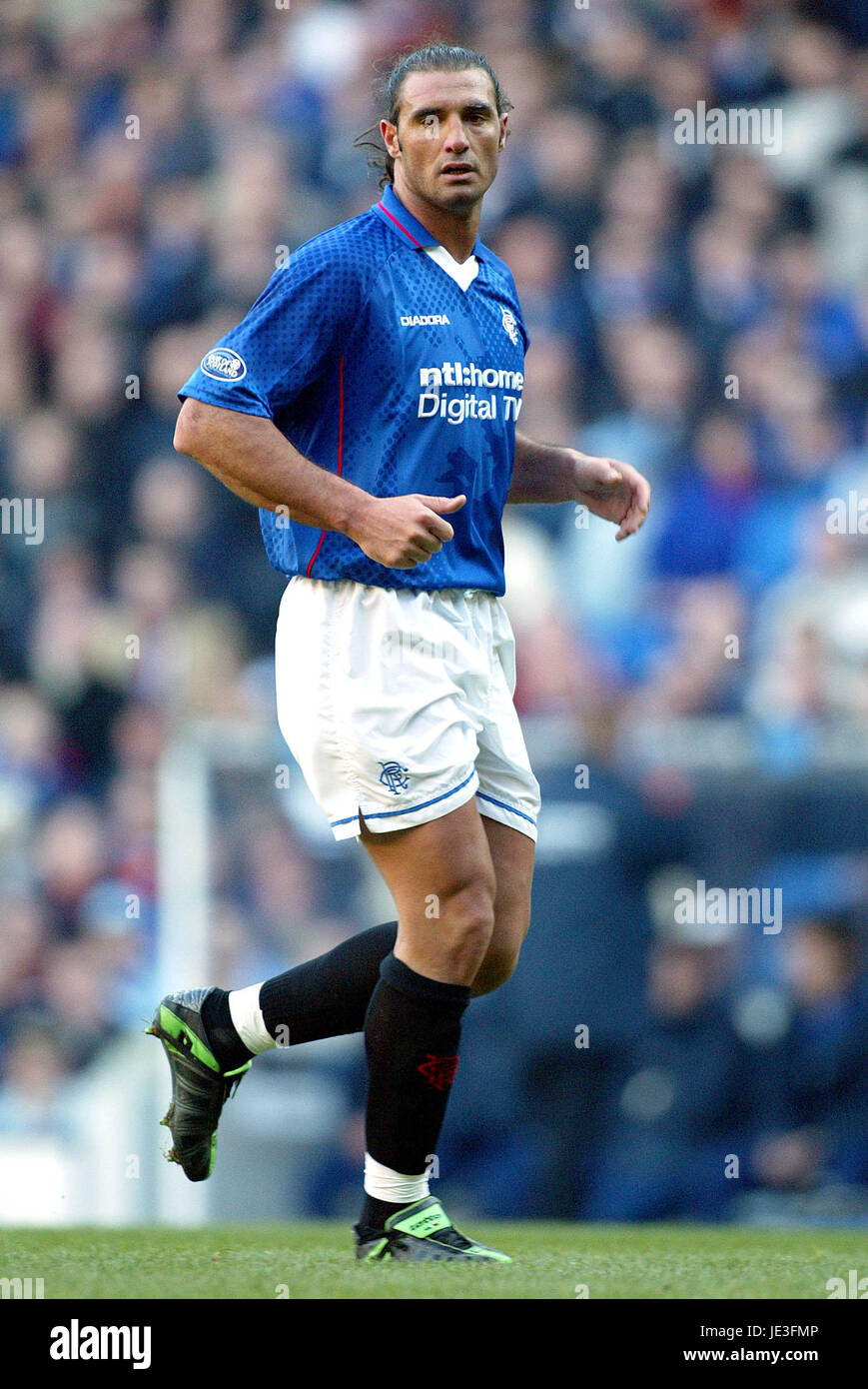 LORENZO AMORUSO GLASGOW RANGERS FC IBROX GLASGOW 15 February 2003 Stock ...