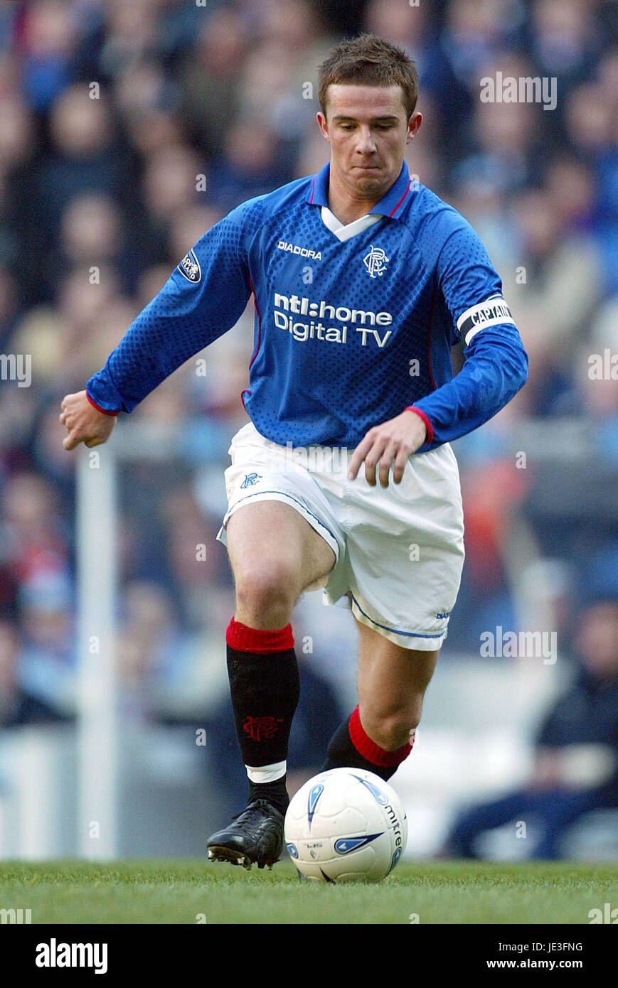 BARRY FERGUSON GLASGOW RANGERS FC IBROX GLASGOW 15 February 2003 Stock ...