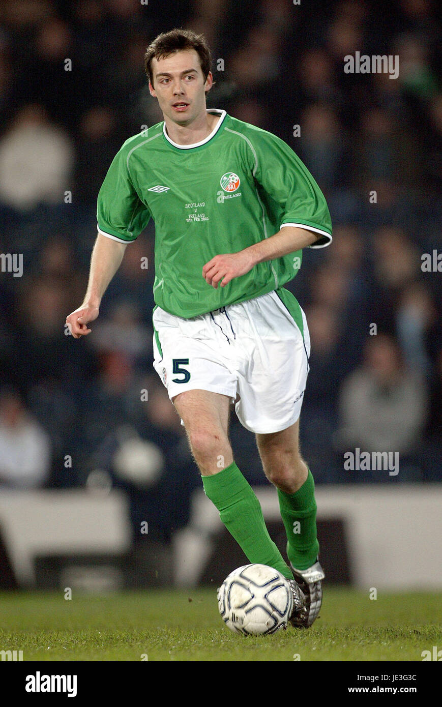 GARY BREEN REP OF IRELAND & WEST HAM UTD HAMPDEN PARK GLASGOW 12 ...