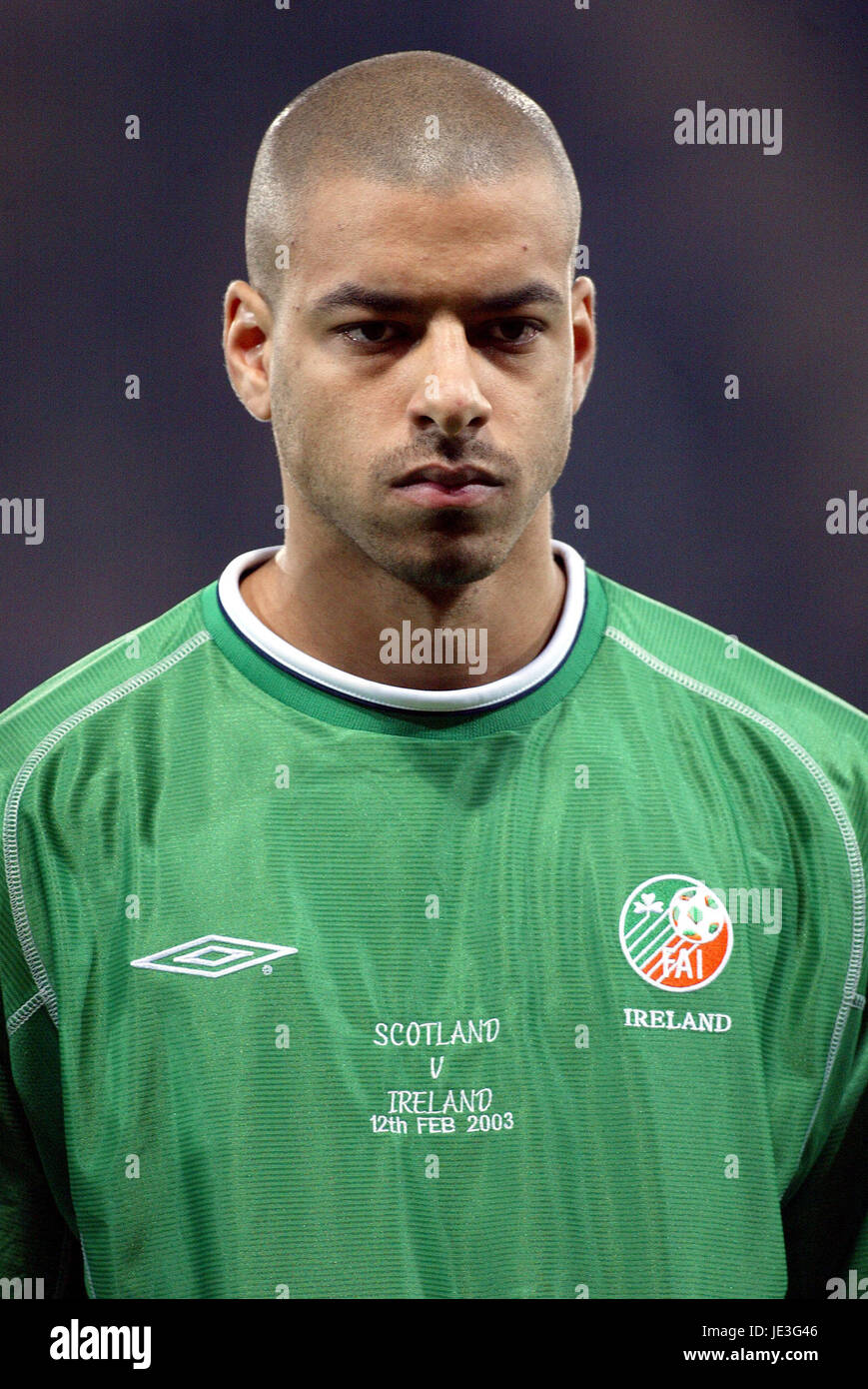 STEPHEN REID REPUBLIC OF IRELAND & MILLWALL HAMPDEN PARK GLASGOW 12 ...