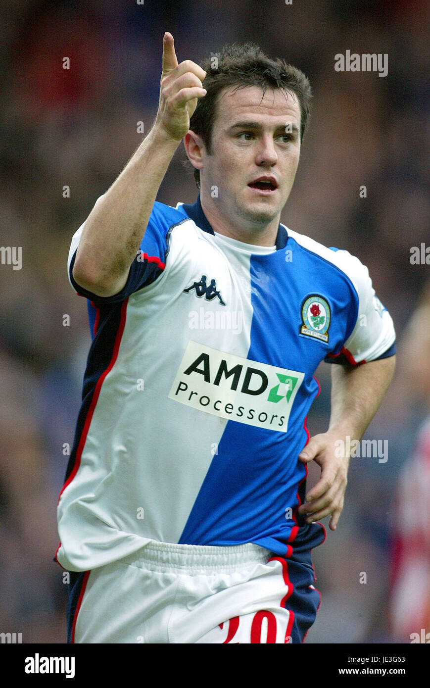 DAVID THOMPSON BLACKBURN ROVERS FC EWOOD PARK BLACKBURN 08 February ...