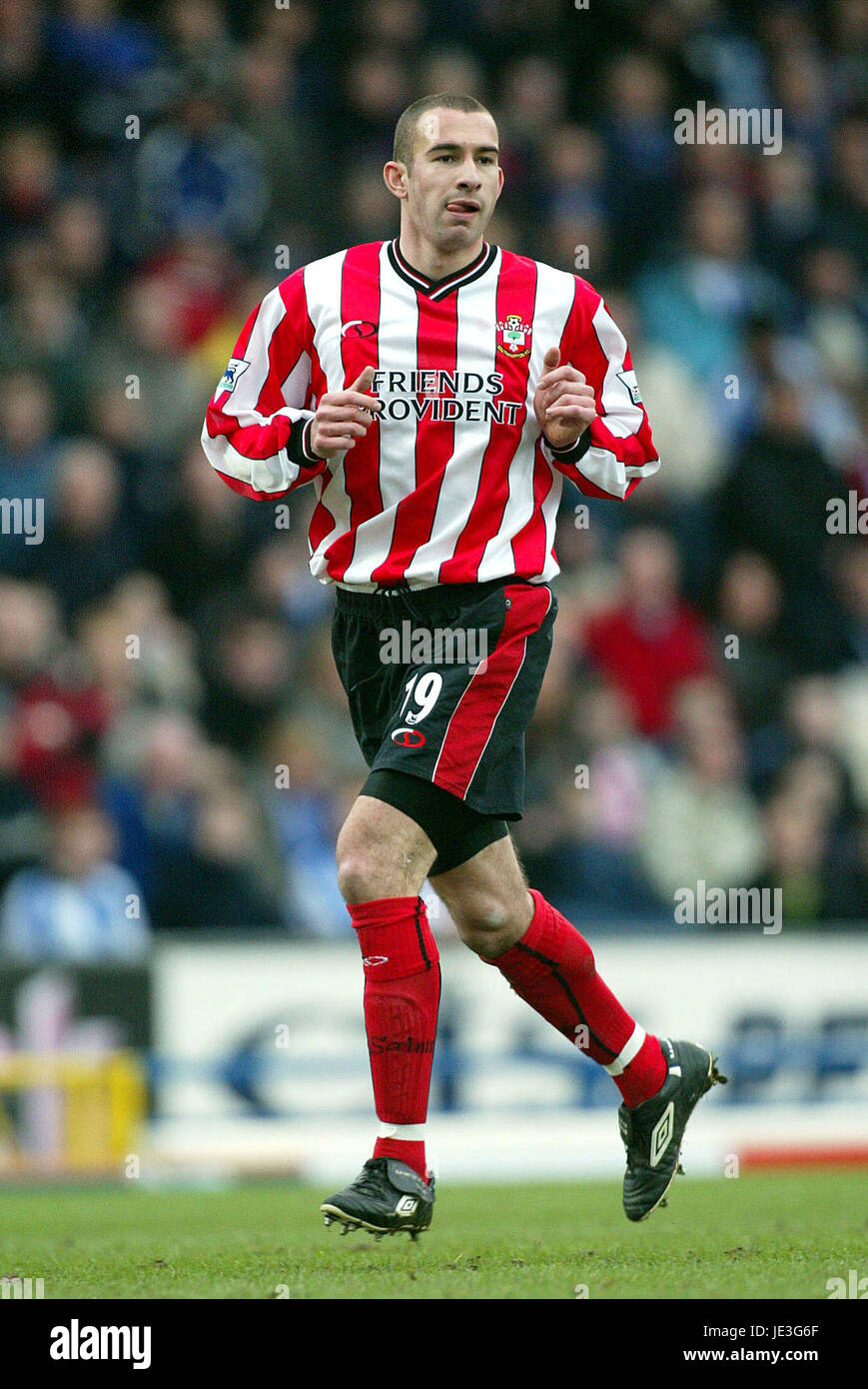 DANNY HIGGINBOTHAM SOUTHAMPTON FC EWOOD PARK BLACKBURN 08 February 2003 ...