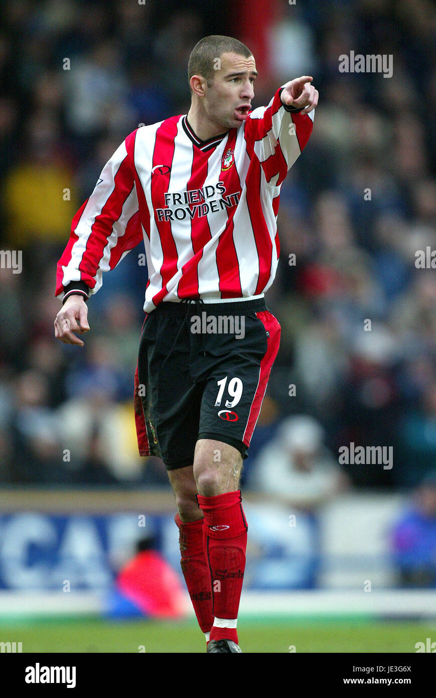 DANNY HIGGINBOTHAM SOUTHAMPTON FC EWOOD PARK BLACKBURN 08 February 2003 ...