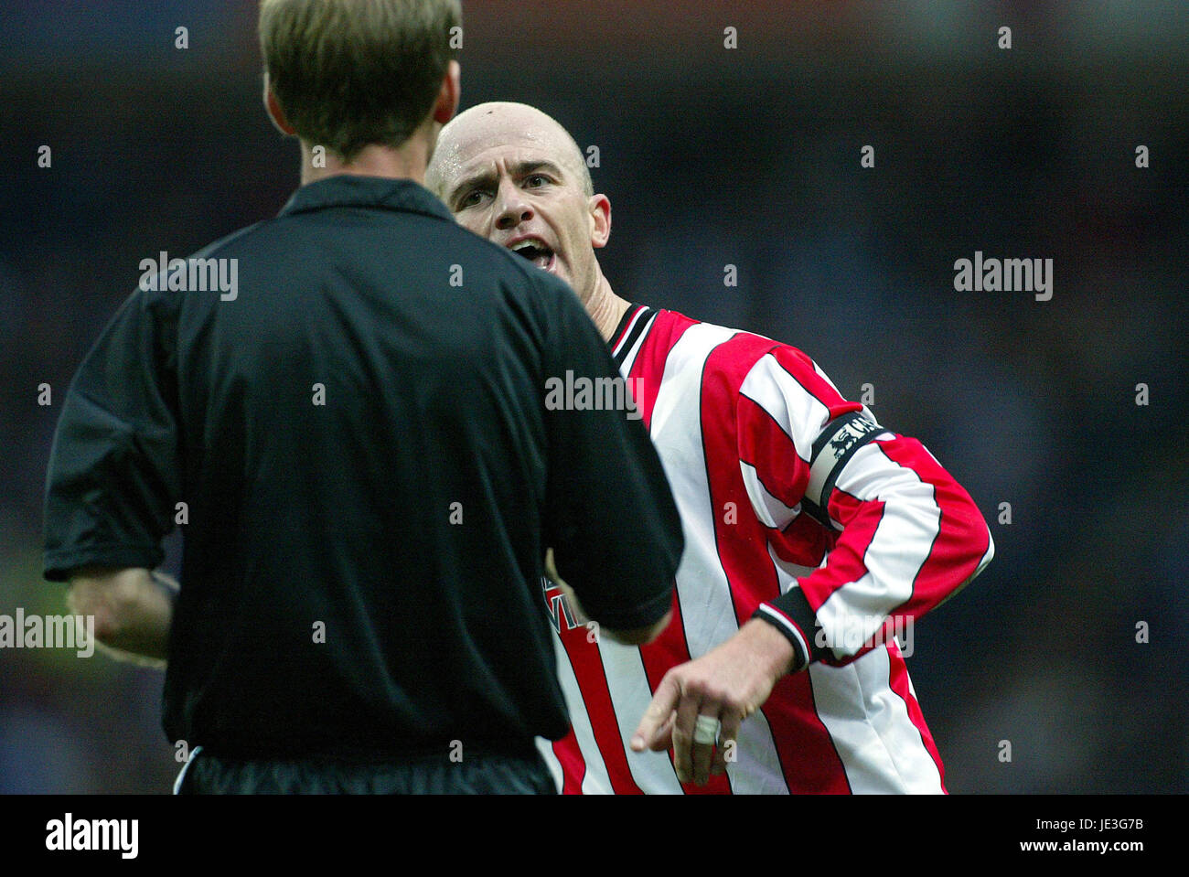 CHRIS MARSDEN & REFEREE BLACKBURN ROVERS V SOUTHAMPTON EWOOD PARK ...