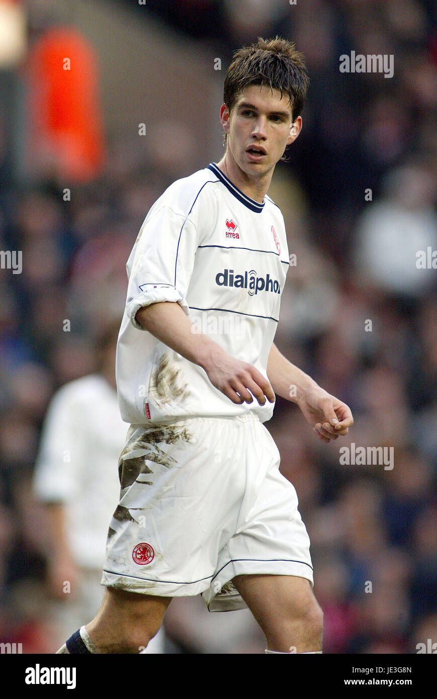 CHRIS RIGGOTT MIDDLESBROUGH FC ANFIELD LIVERPOOL ENGLAND 08 February ...