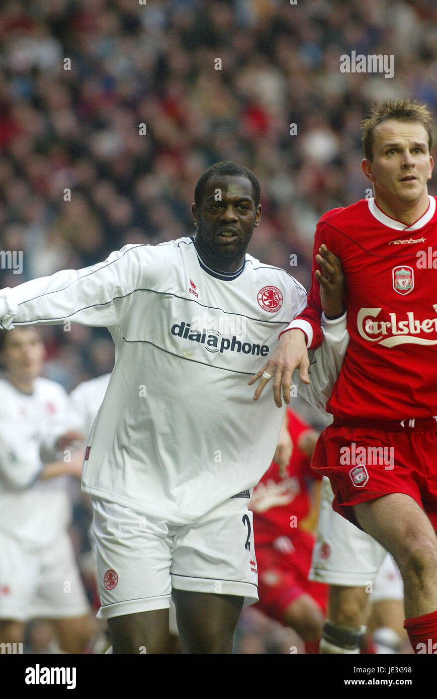 MICHAEL RICKETTS MIDDLESBROUGH FC ANFIELD LIVERPOOL ENGLAND 08 February ...