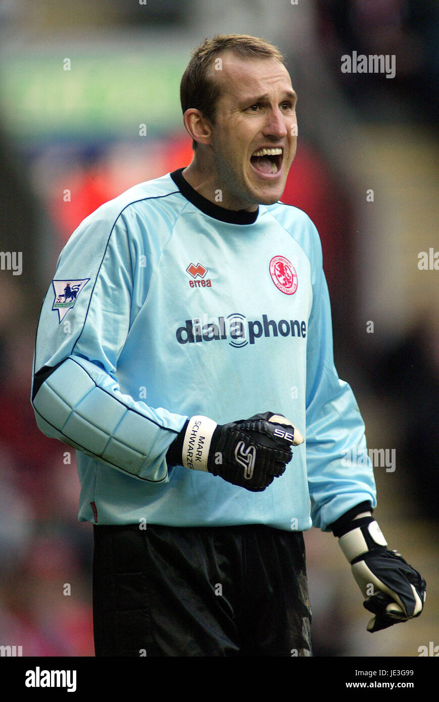 MARK SCHWARZER MIDDLESBROUGH FC ANFIELD LIVERPOOL ENGLAND 08 February ...