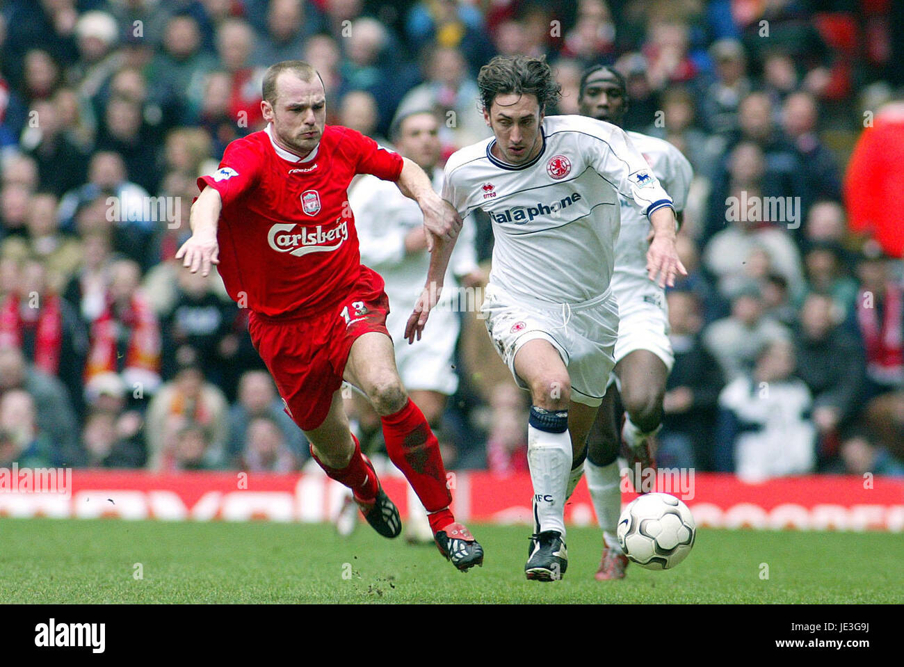 DANNY MURPHY & GREENING LIVERPOOL V MIDDLESBROUGH ANFIELD LIVERPOOL ...