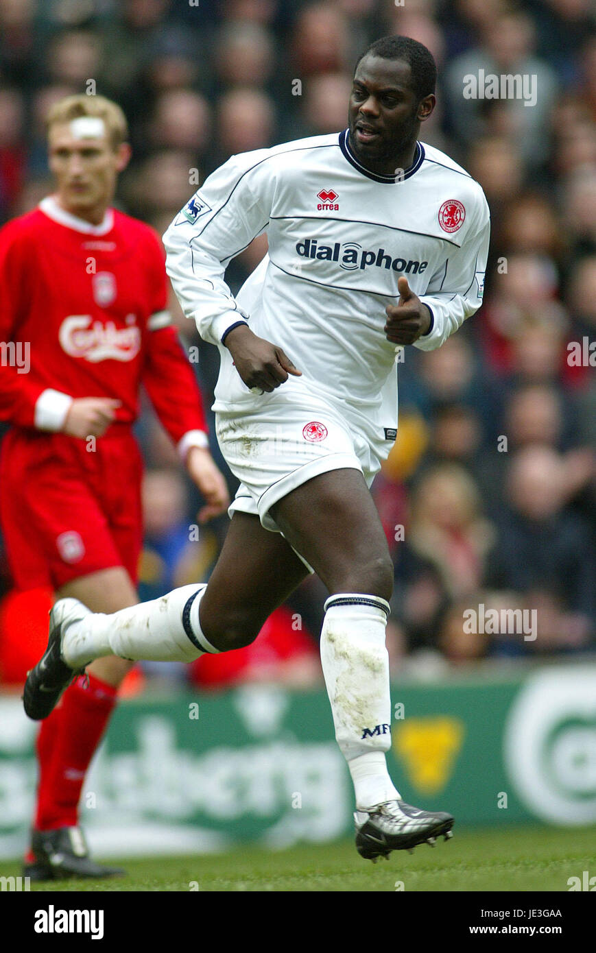 MICHAEL RICKETTS MIDDLESBROUGH FC ANFIELD LIVERPOOL ENGLAND 08 February ...