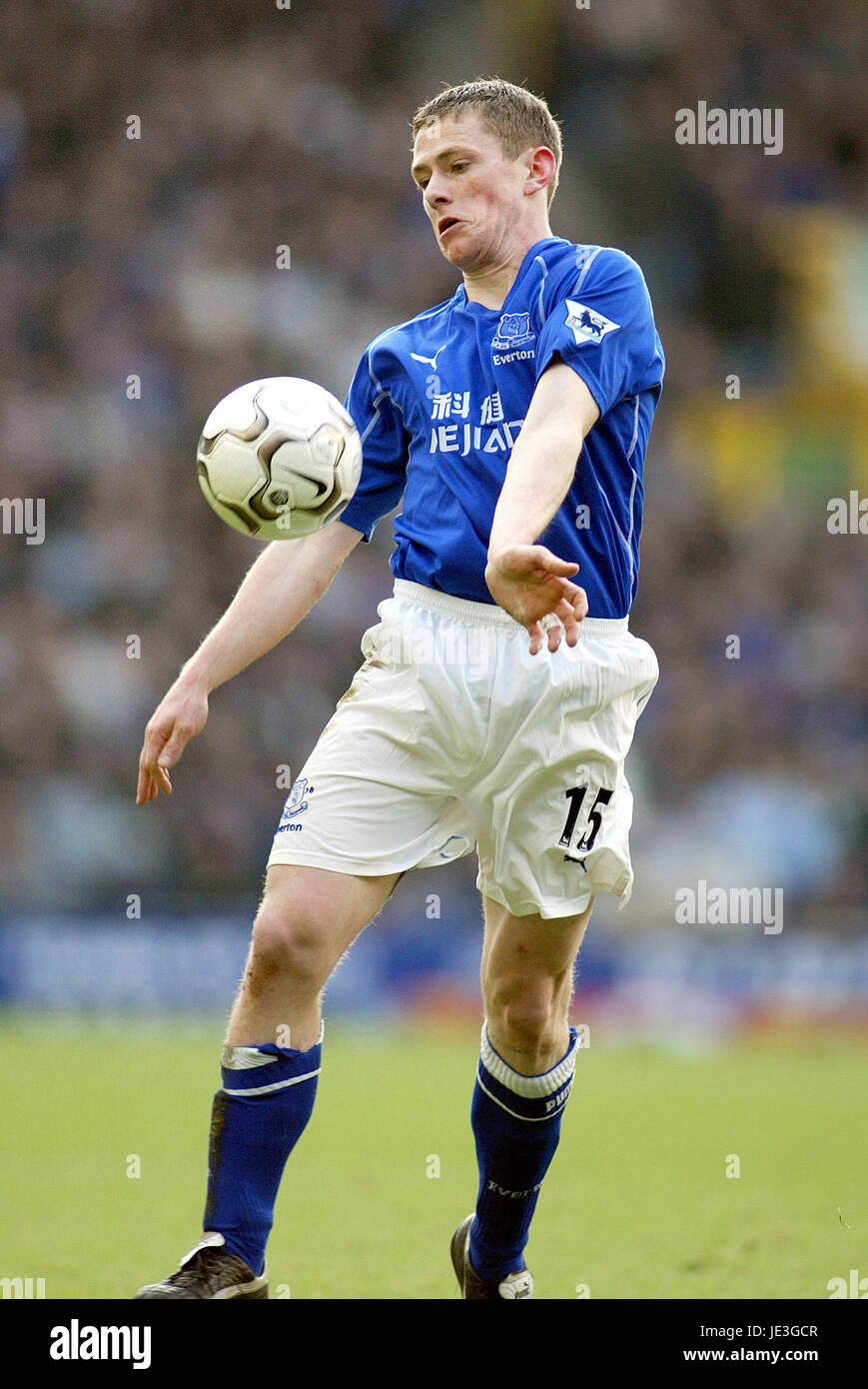 GARY NAYSMITH EVERTON FC GOODISON PARK LIVERPOOL 01 February 2003 Stock ...