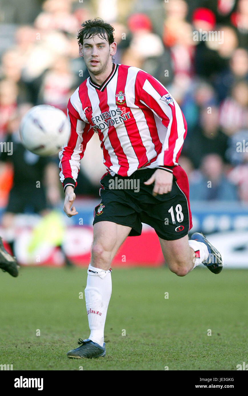 RORY DELAP SOUTHAMPTON FC ST MARY'S STADIUM SOUTHAMPTON ENGLAND 25 ...