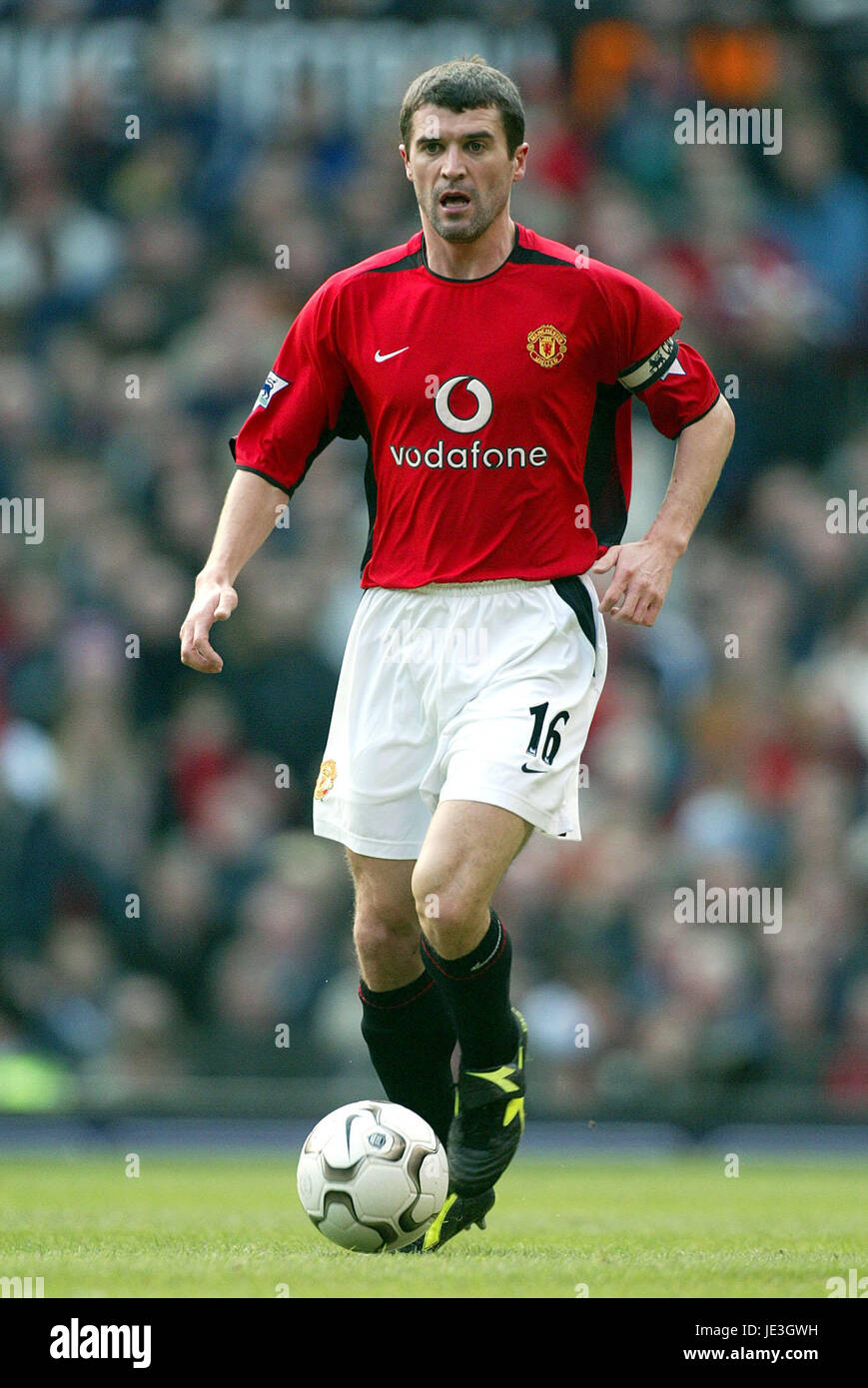 ROY KEANE MANCHESTER UNITED FC OLD TRAFFORD MANCHESTER 18 January 2003 ...