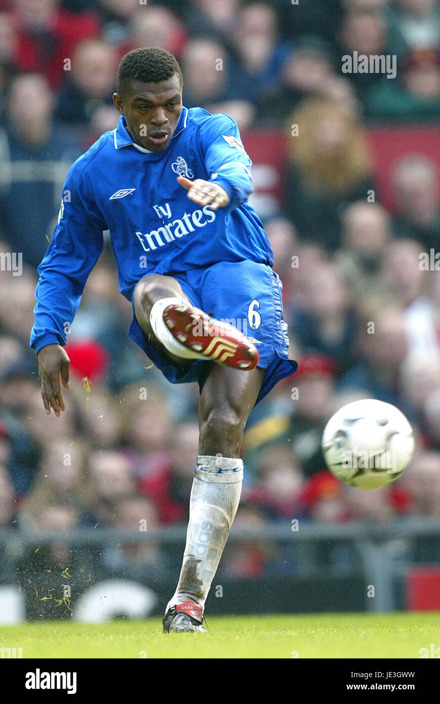 MARCEL DESAILLY CHELSEA FC OLD TRAFFORD MANCHESTER 18 January 2003 ...
