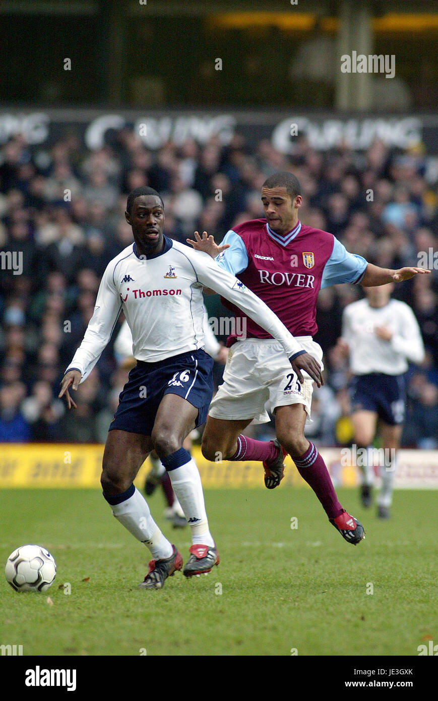 STEFAN MOORE & KING ASTON VILLA V TOTTENHAM VILLA PARK BIRMINGHAM ...