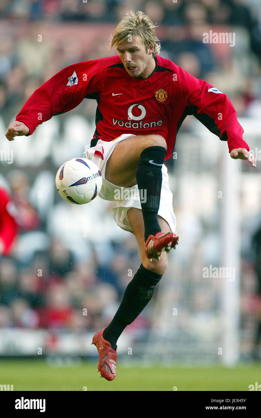 DAVID BECKHAM MANCHESTER UNITED FC OLD TRAFFORD MANCESTER 04 January ...